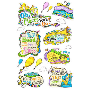 Dr. Seuss™ Oh The Places You'll Go Bulletin Board Set – A to Z ...