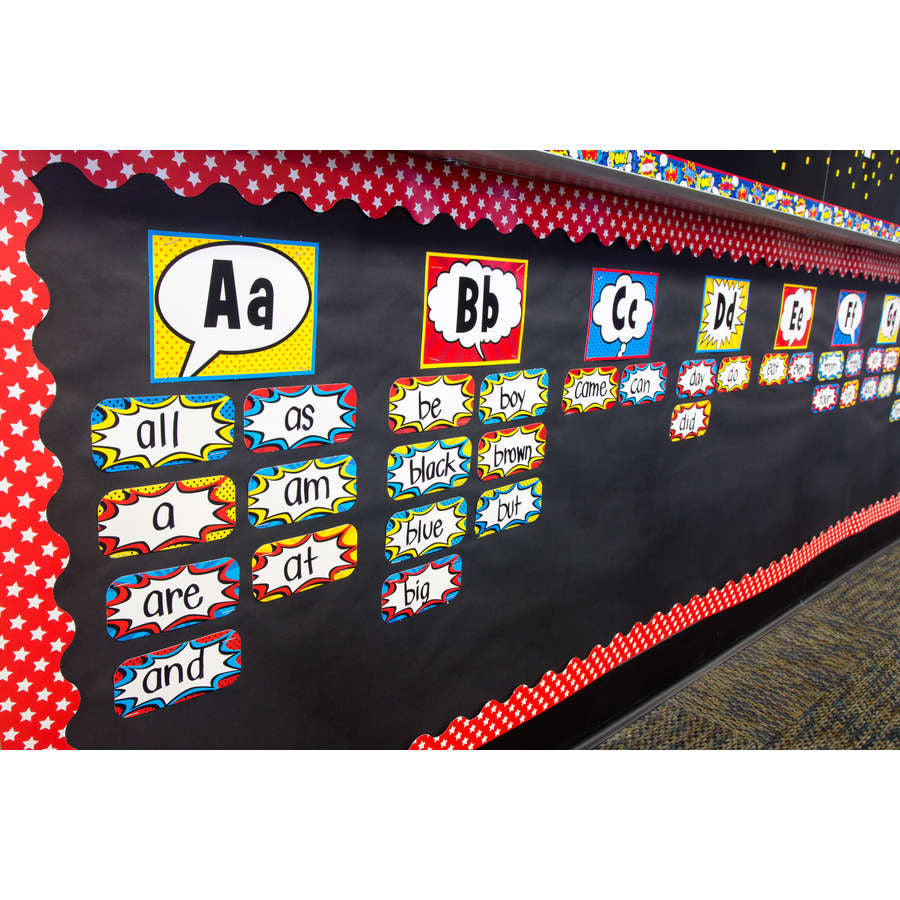 Superhero Word Wall – A to Z Educational Resources