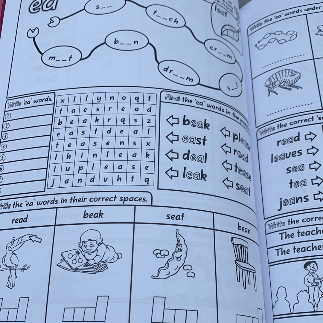 Phonics Digraphs workbook – A to Z Educational Resources