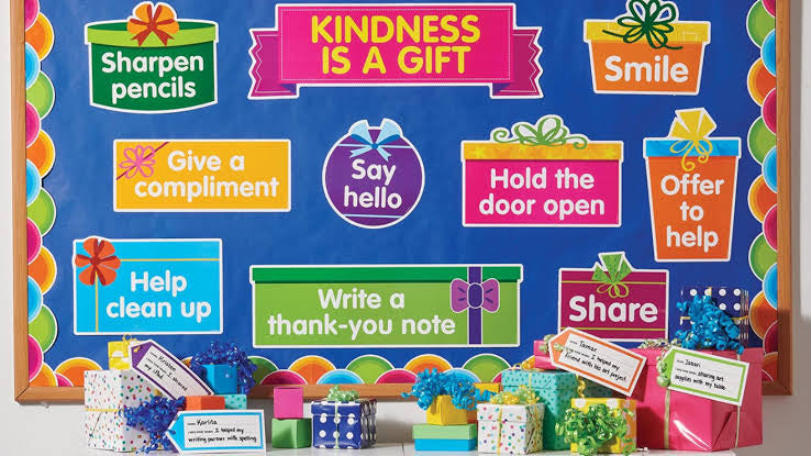 Kindness is a gift bulletin board – A to Z Educational Resources