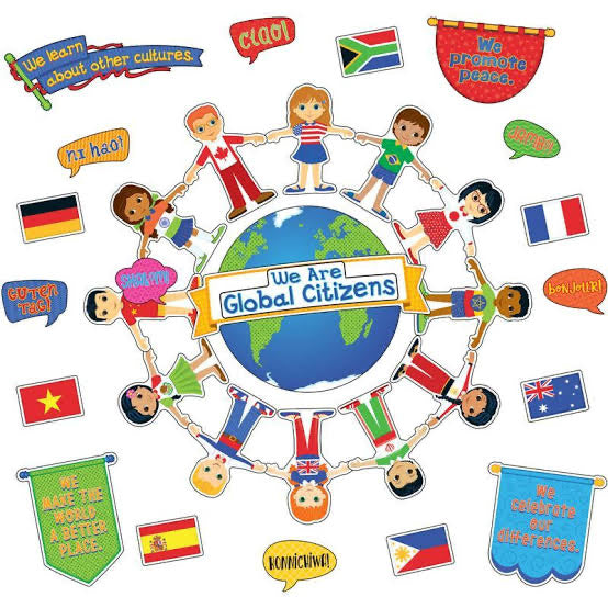 We Are Global Citizens Bulletin Board Set – A to Z Educational Resources