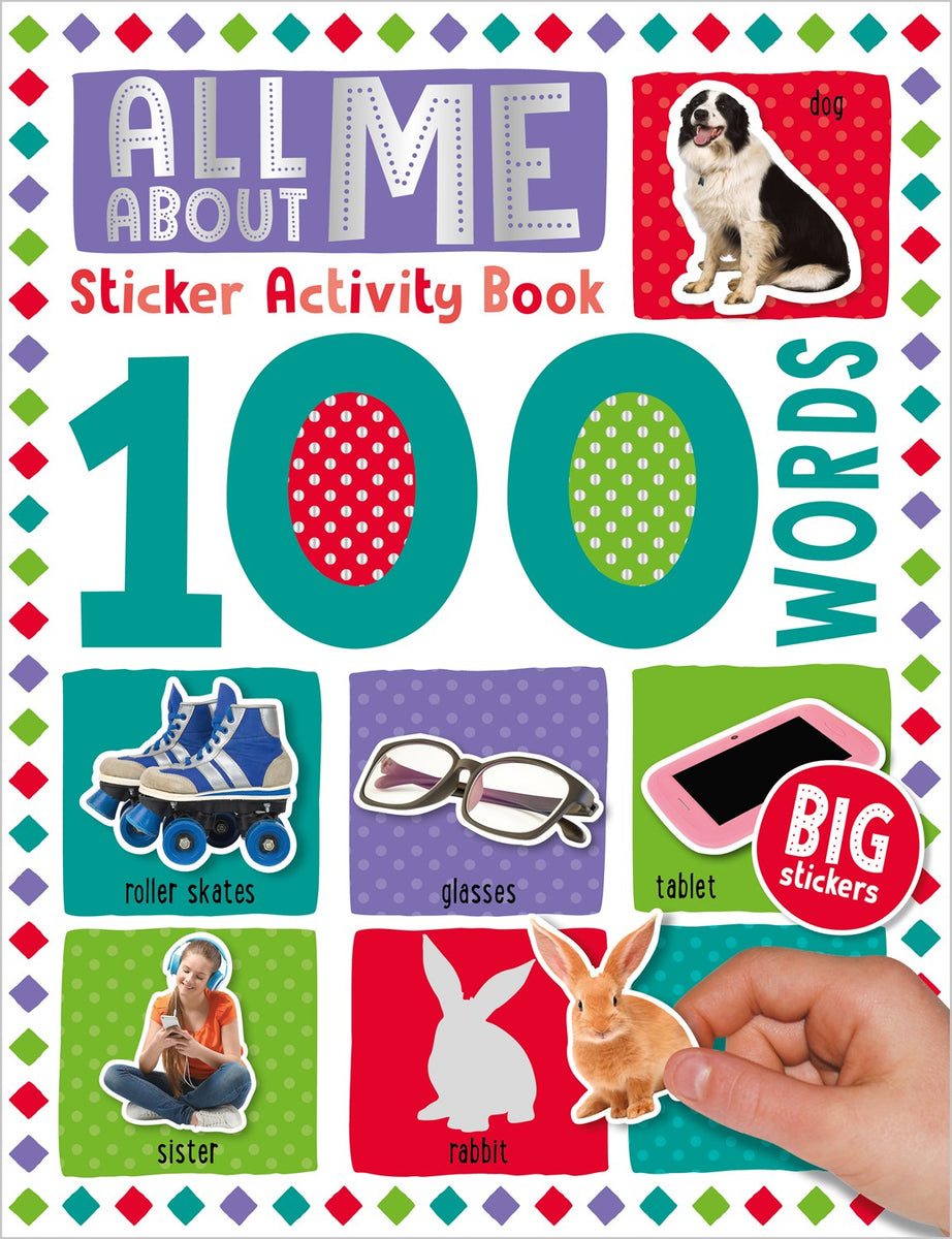 First 100 Words Sticker Activity Books Set of 7 – A to Z Educational ...