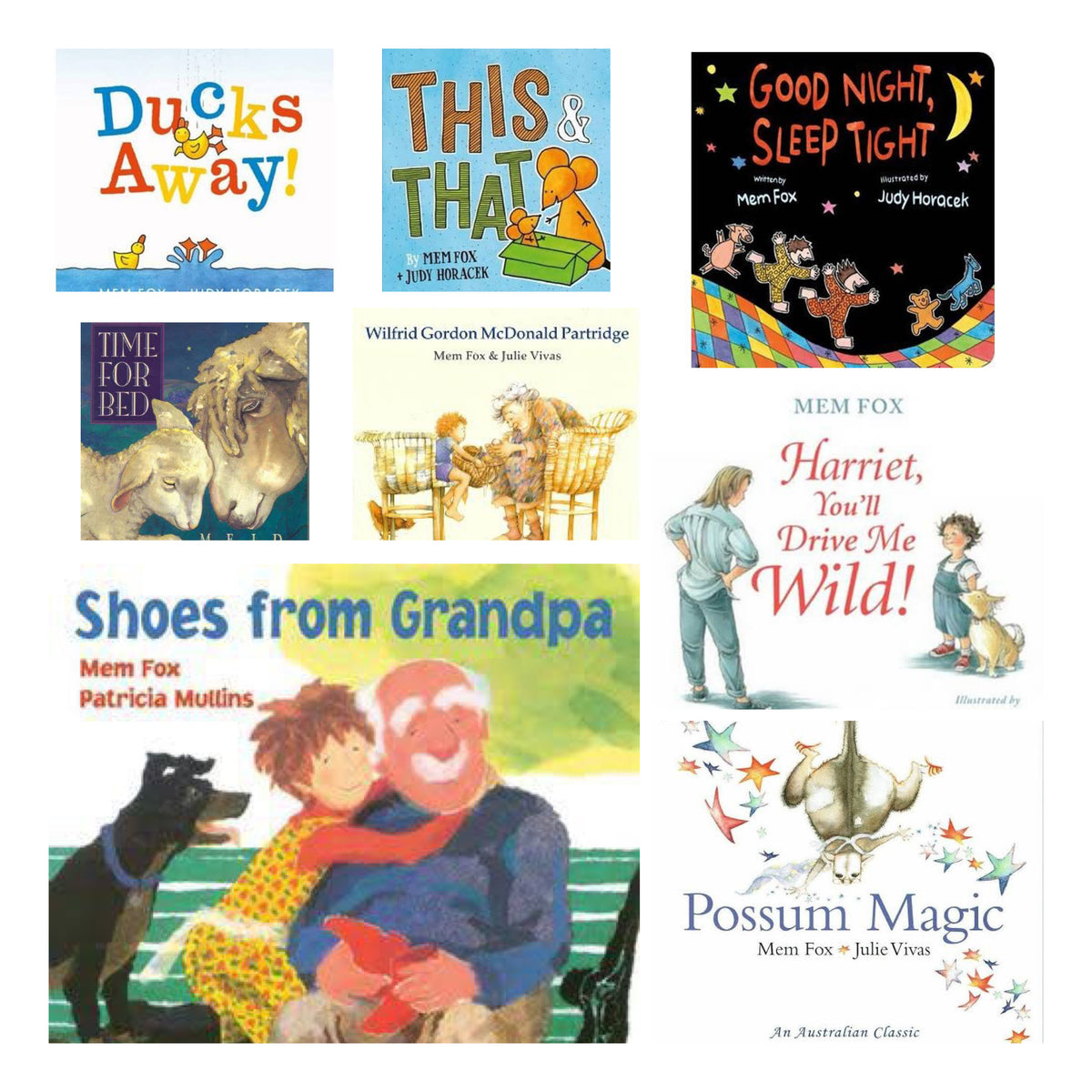 Mem Fox Favourites 8 pack – A to Z Educational Resources