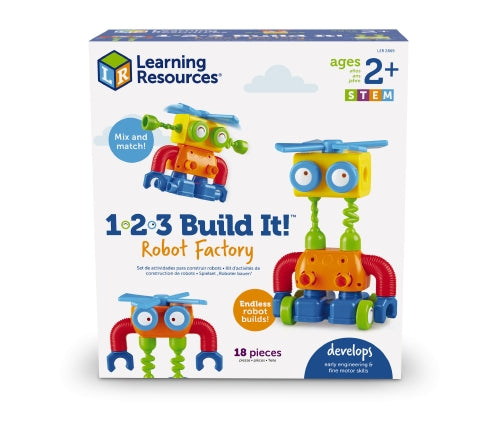 1-2-3 Build It! Robot Factory – A to Z Educational Resources