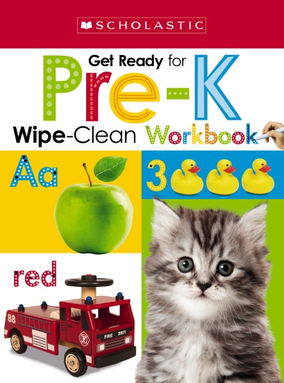 Wipe-Clean Workbook Get Ready For Preschool – A to Z Educational Resources