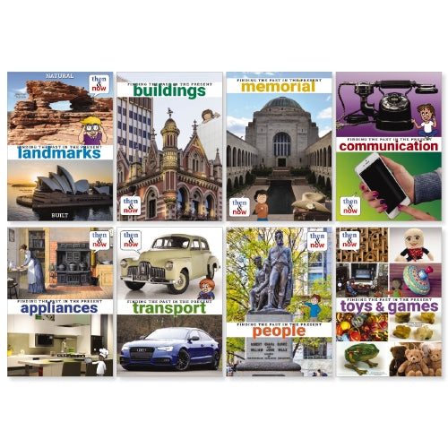 Then and Now Posters - Set of 8 – A to Z Educational Resources