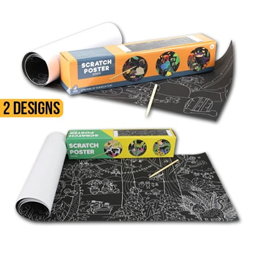 2 Meter Scratch Posters – A to Z Educational Resources