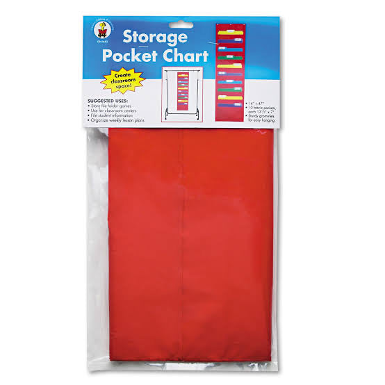 Storage pocket chart 10 pockets – A to Z Educational Resources