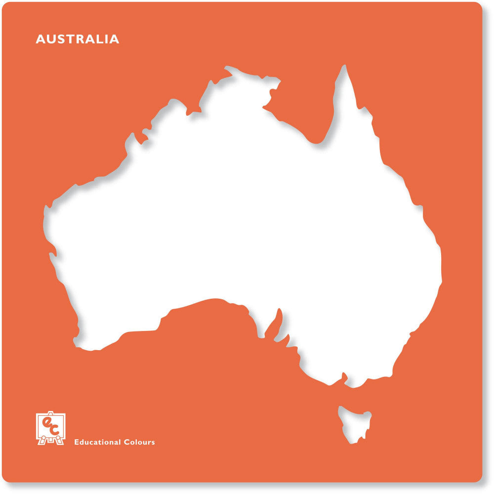 Australia & State Maps Stencil (set of 8) – A to Z Educational Resources